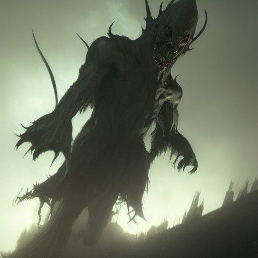 floating demon adrift in the shadows : r/nightcafe