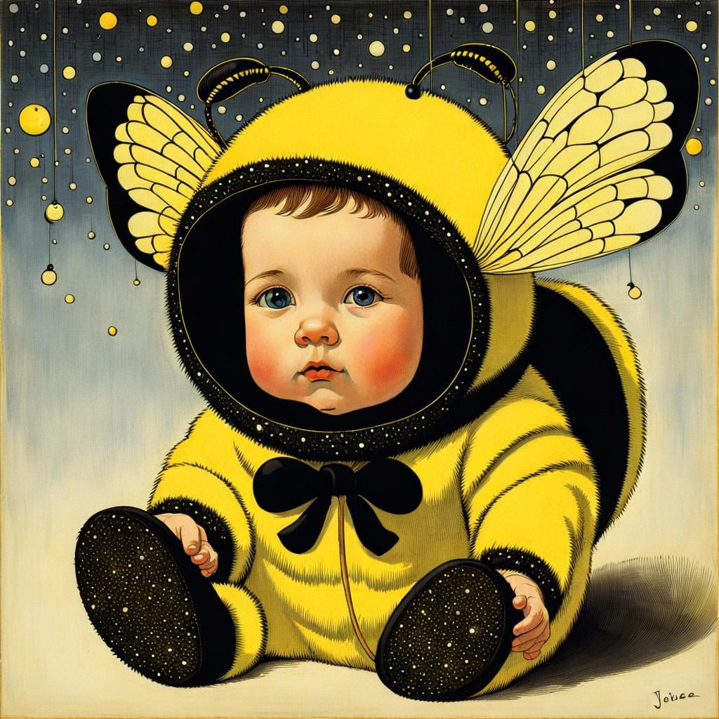 Baby Bumblebee - AI Generated Artwork - NightCafe Creator