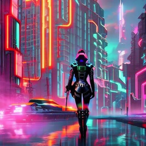 Cyberpunk 1 - AI Generated Artwork - NightCafe Creator