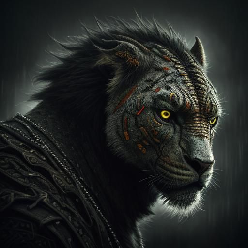 Alien Tiger - AI Generated Artwork - NightCafe Creator