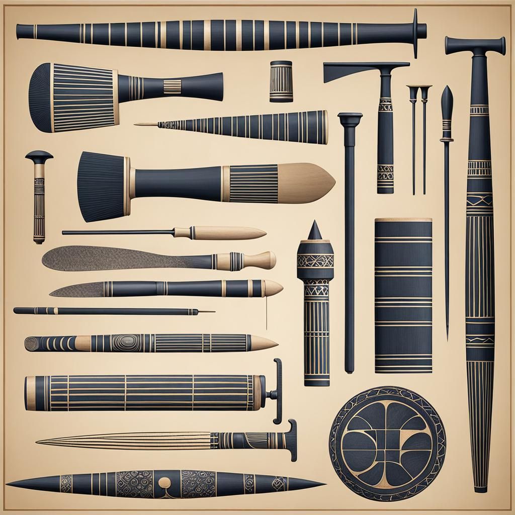 The blueprints of Maya tool - AI Generated Artwork - NightCafe Creator