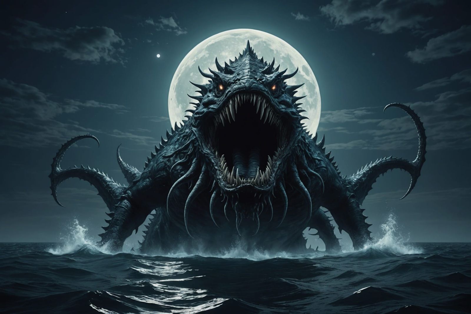 Sea beast - AI Generated Artwork - NightCafe Creator