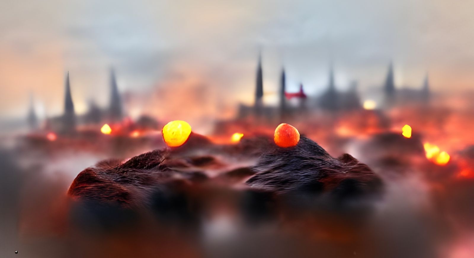 Erupted Mustafar - AI Generated Artwork - NightCafe Creator
