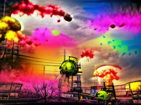 Nuclear fallout - AI Generated Artwork - NightCafe Creator