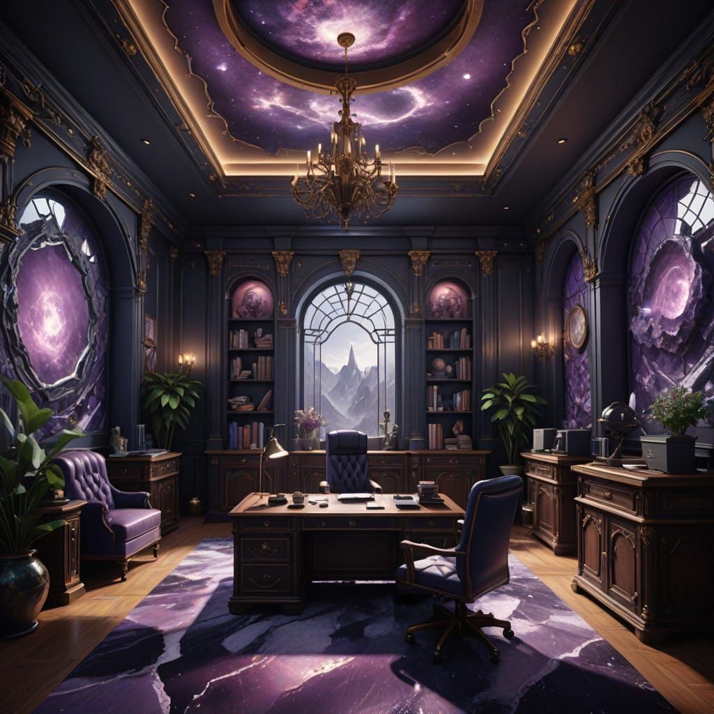 Charolite gem office room - Fantastical Office in Charolit...