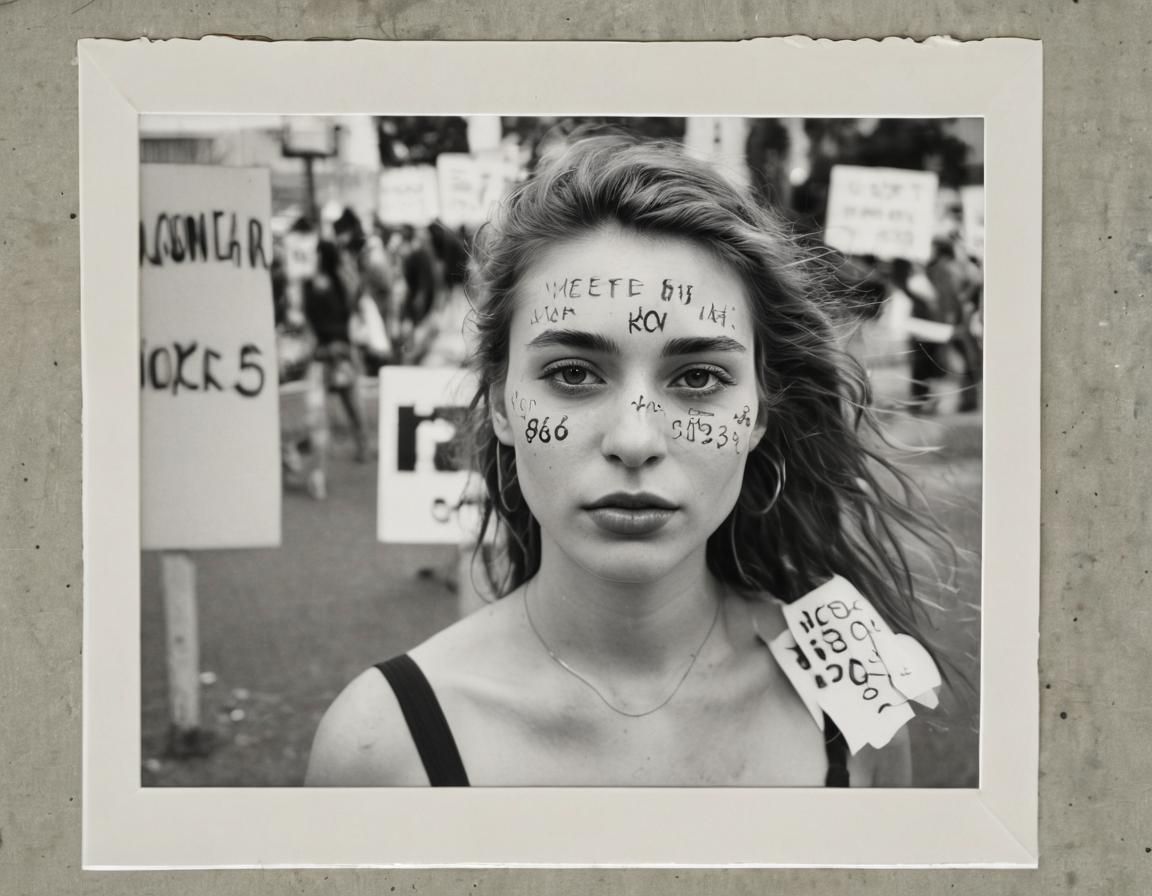 Gender Swapped Post Malone 1968 - AI Generated Artwork - NightCafe Creator