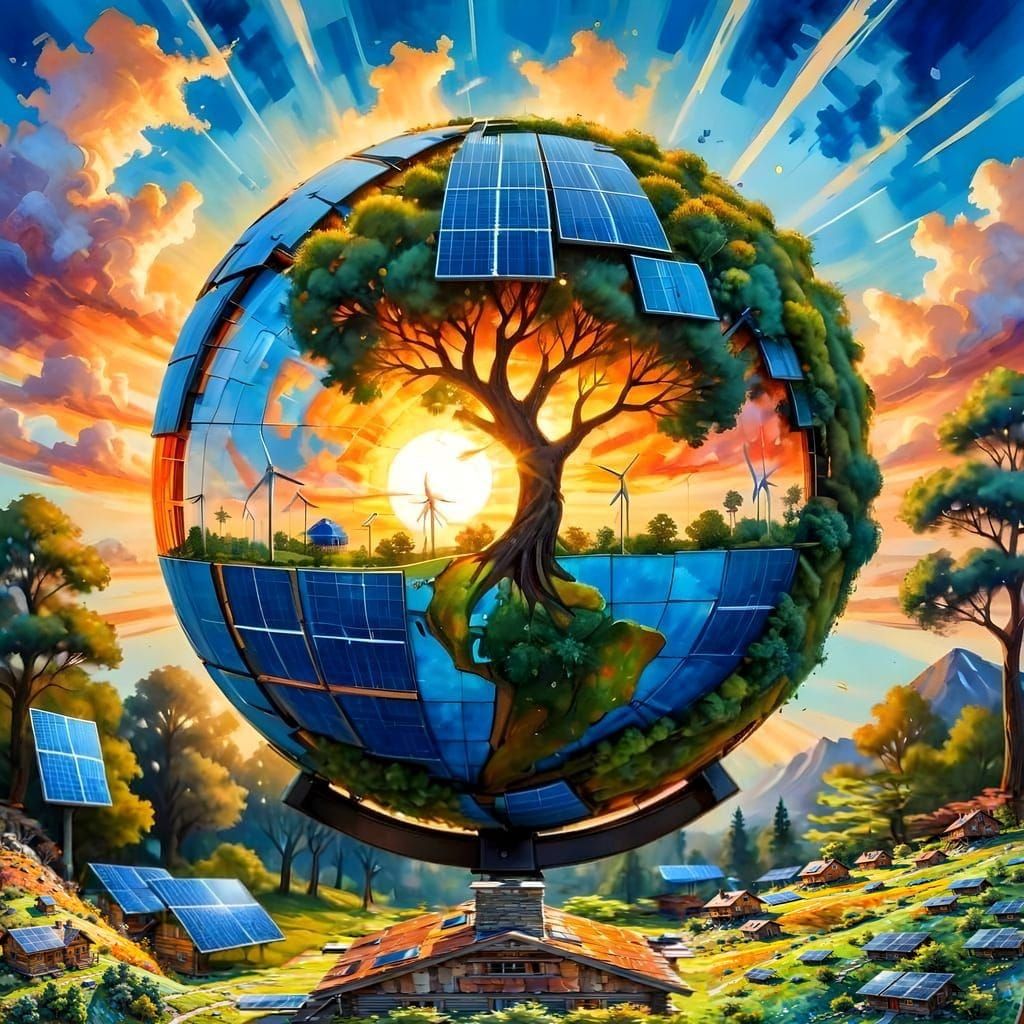 solarpunk settlement - solarpunk settlement