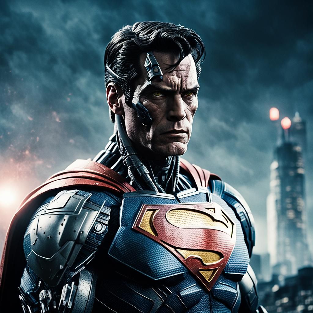 DC comics Cyborg Superman. - AI Generated Artwork - NightCafe Creator