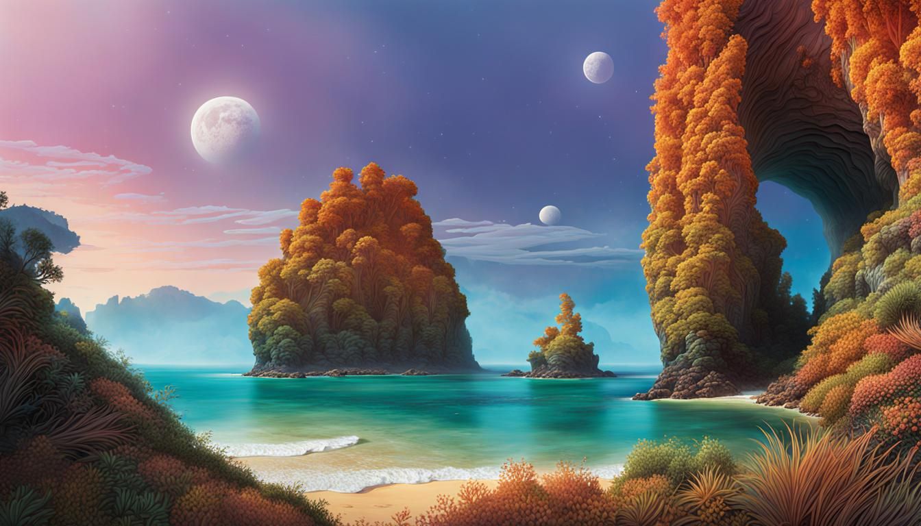 Alien world.... - AI Generated Artwork - NightCafe Creator