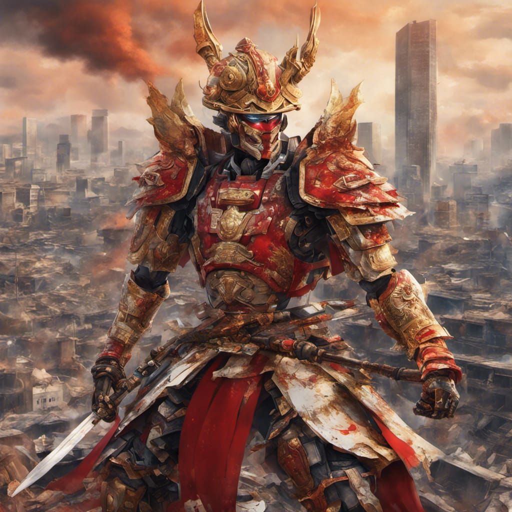Golden samurai - AI Generated Artwork - NightCafe Creator