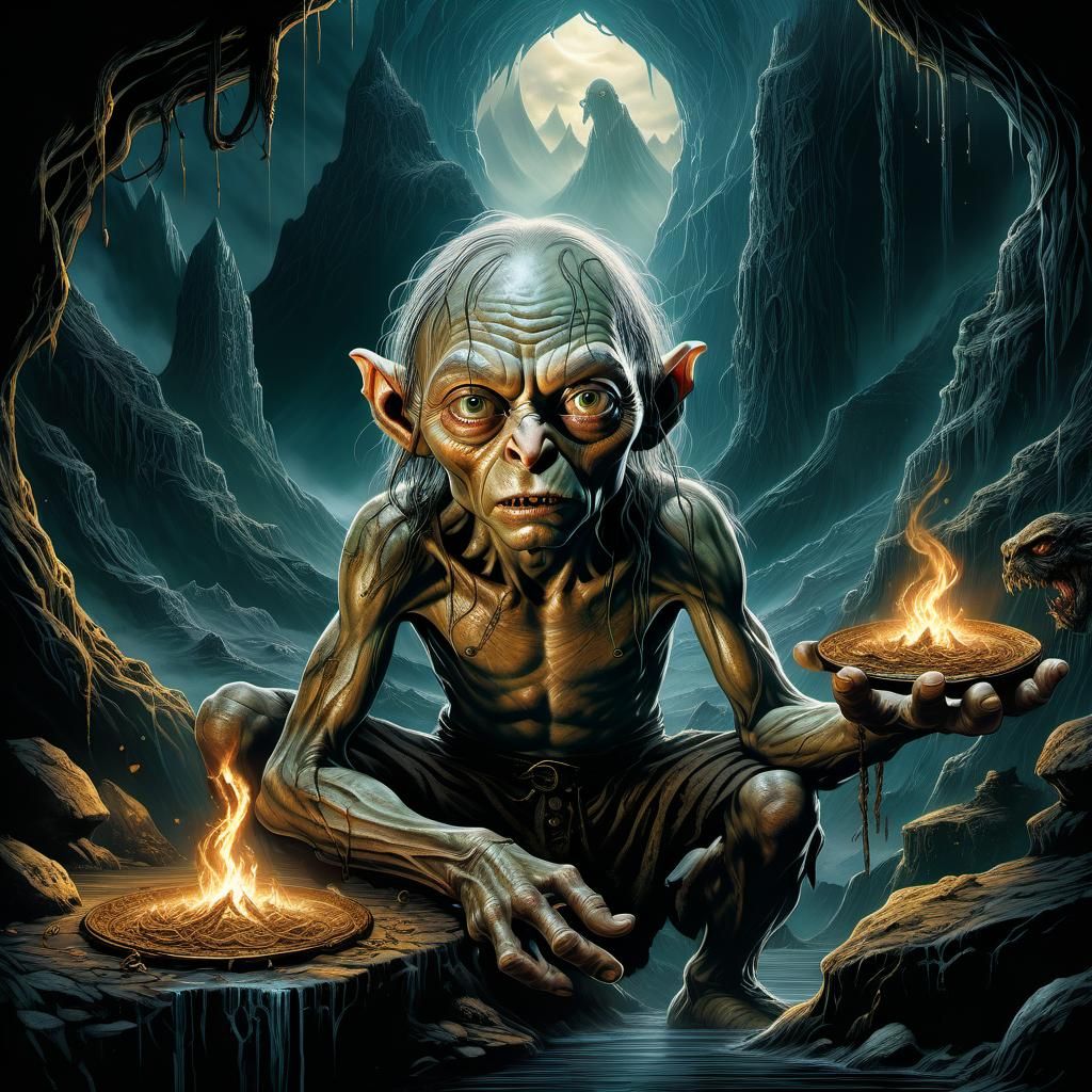 Lord Of The Rings Gollum Time magazine Cover Epic cinematic brilliant ...