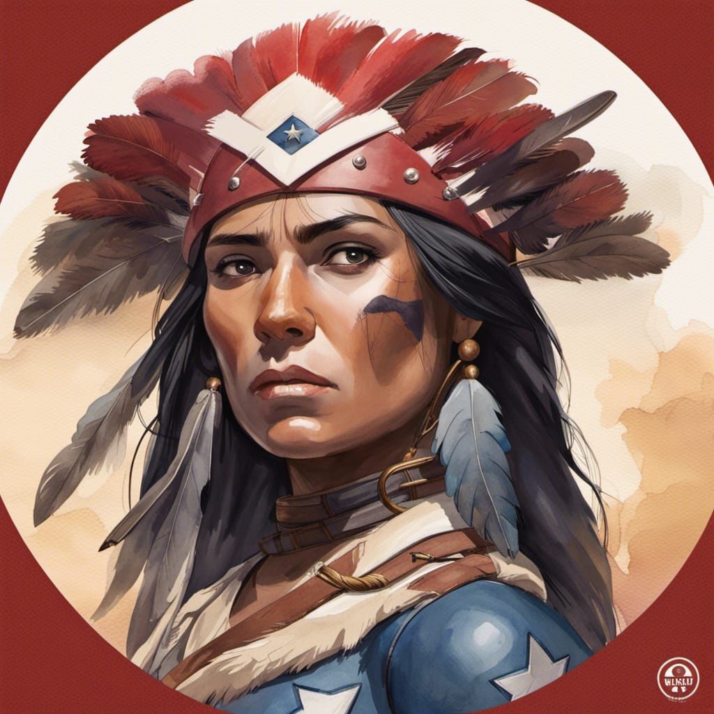 Captain America 3 - Native American Woman as Cherokee Captai...