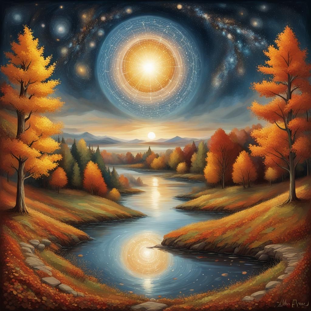 "The day of its dance with the stars. Alban Elved, Autumnal Equinox the ...