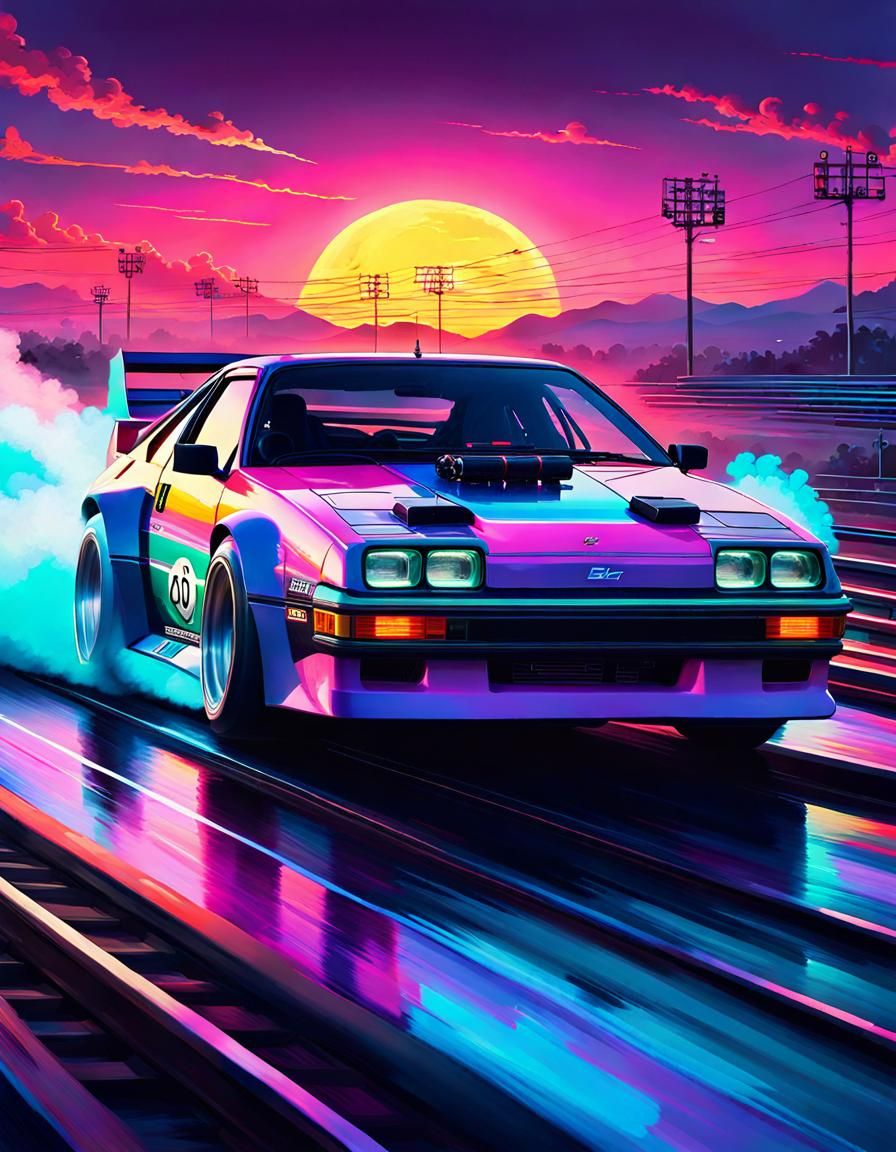 Initial D - AI Generated Artwork - NightCafe Creator