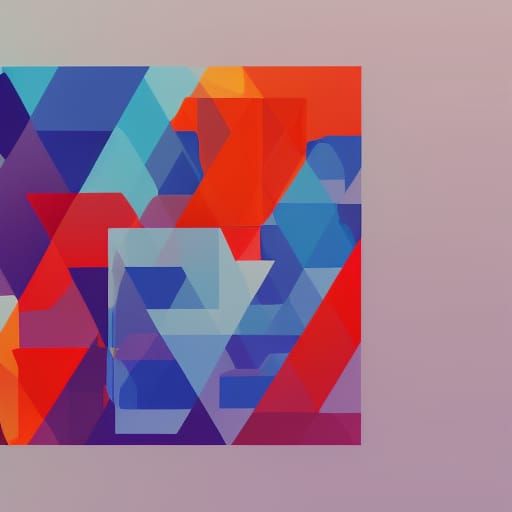 Primary Geometry - AI Generated Artwork - NightCafe Creator