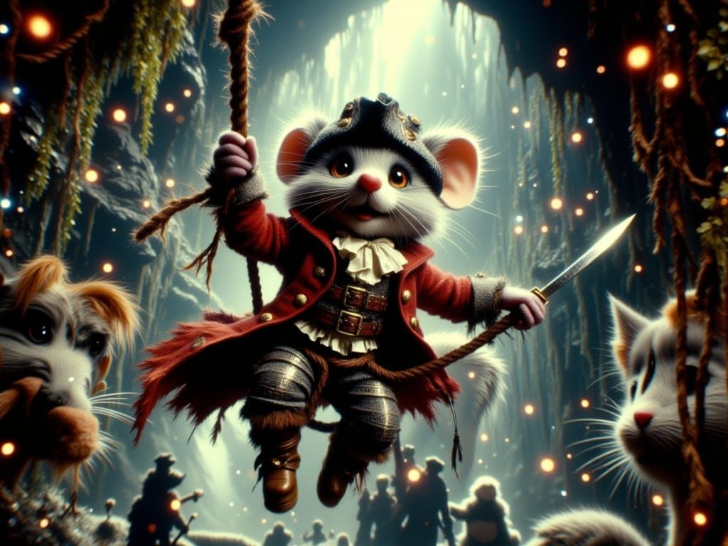 Buccaneer Jolly Cheesejack (1) - Swashbuckling Pirate Mouse...