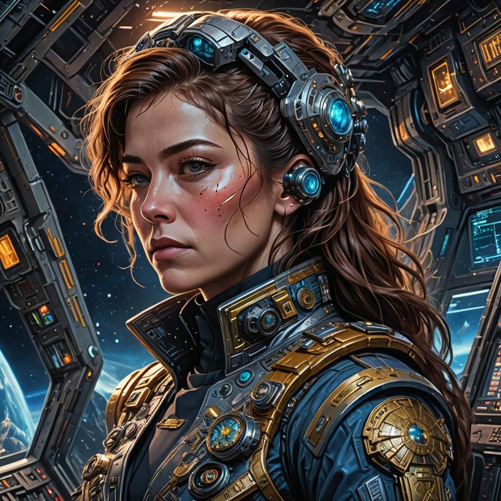 Captain Jessica - AI Generated Artwork - NightCafe Creator