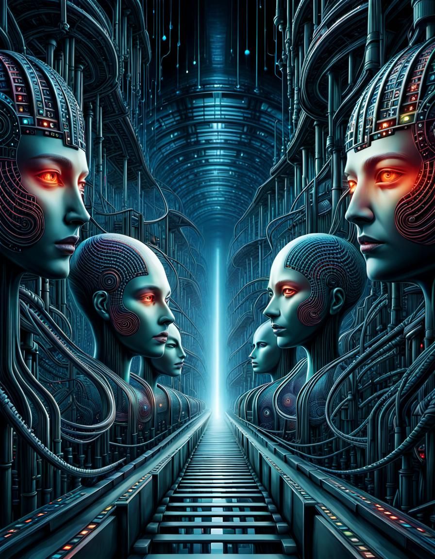 The Neural Pathway to the Singularity 2 - AI Generated Artwork ...