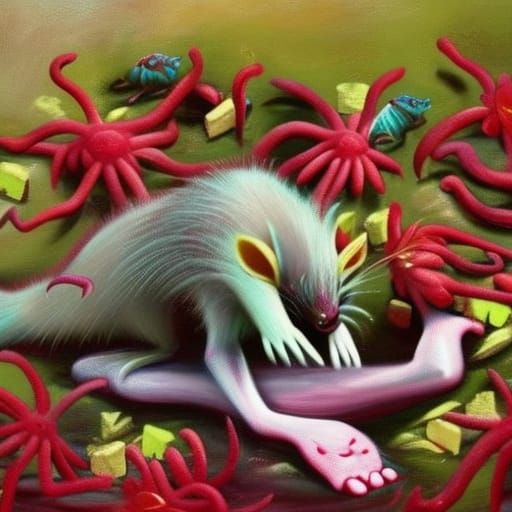 RatPlant #14 - AI Generated Artwork - NightCafe Creator