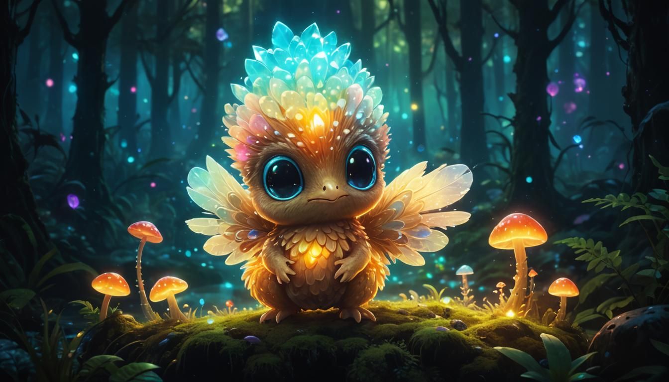 baby bird cryptid creature - AI Generated Artwork - NightCafe Creator