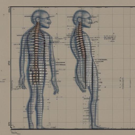 intelligent design's stupid blueprints of human beings : r/nightcafe