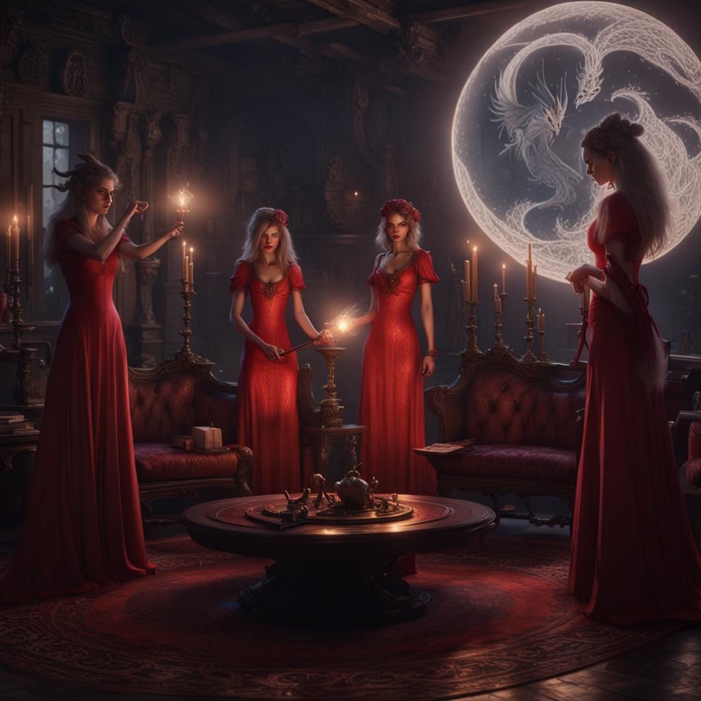 Red magic - AI Generated Artwork - NightCafe Creator