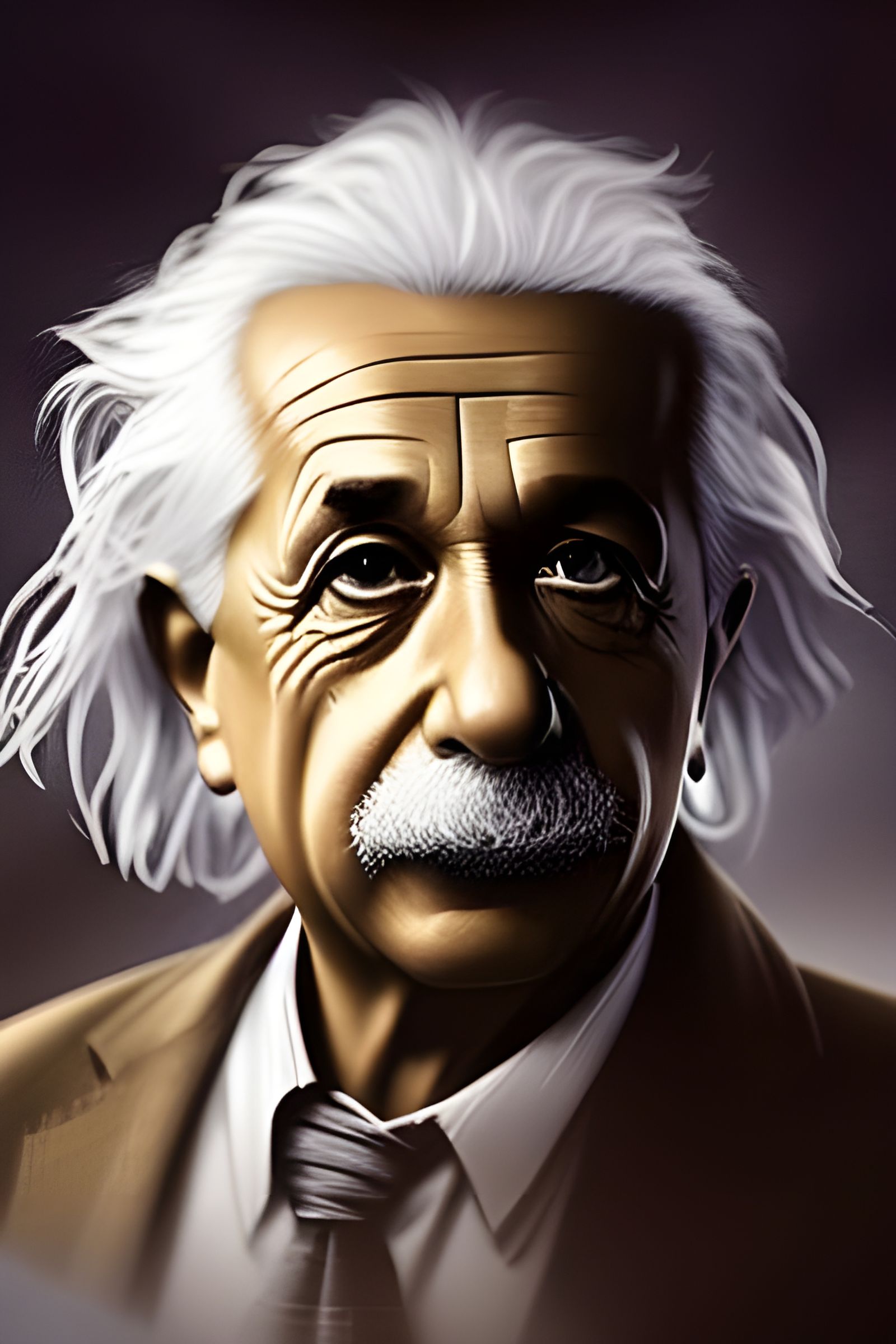 Albert Einstein - AI Generated Artwork - NightCafe Creator