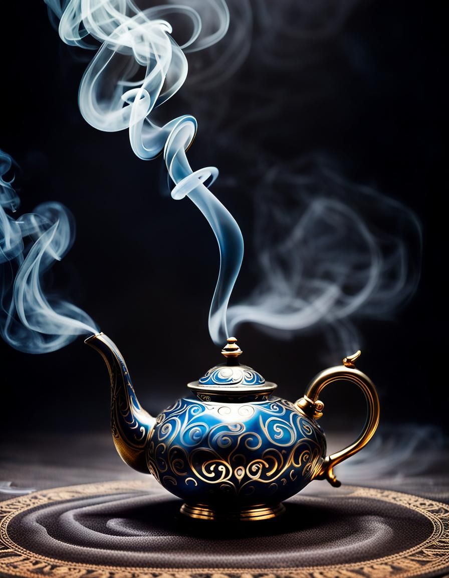 Aladin teapot - AI Generated Artwork - NightCafe Creator