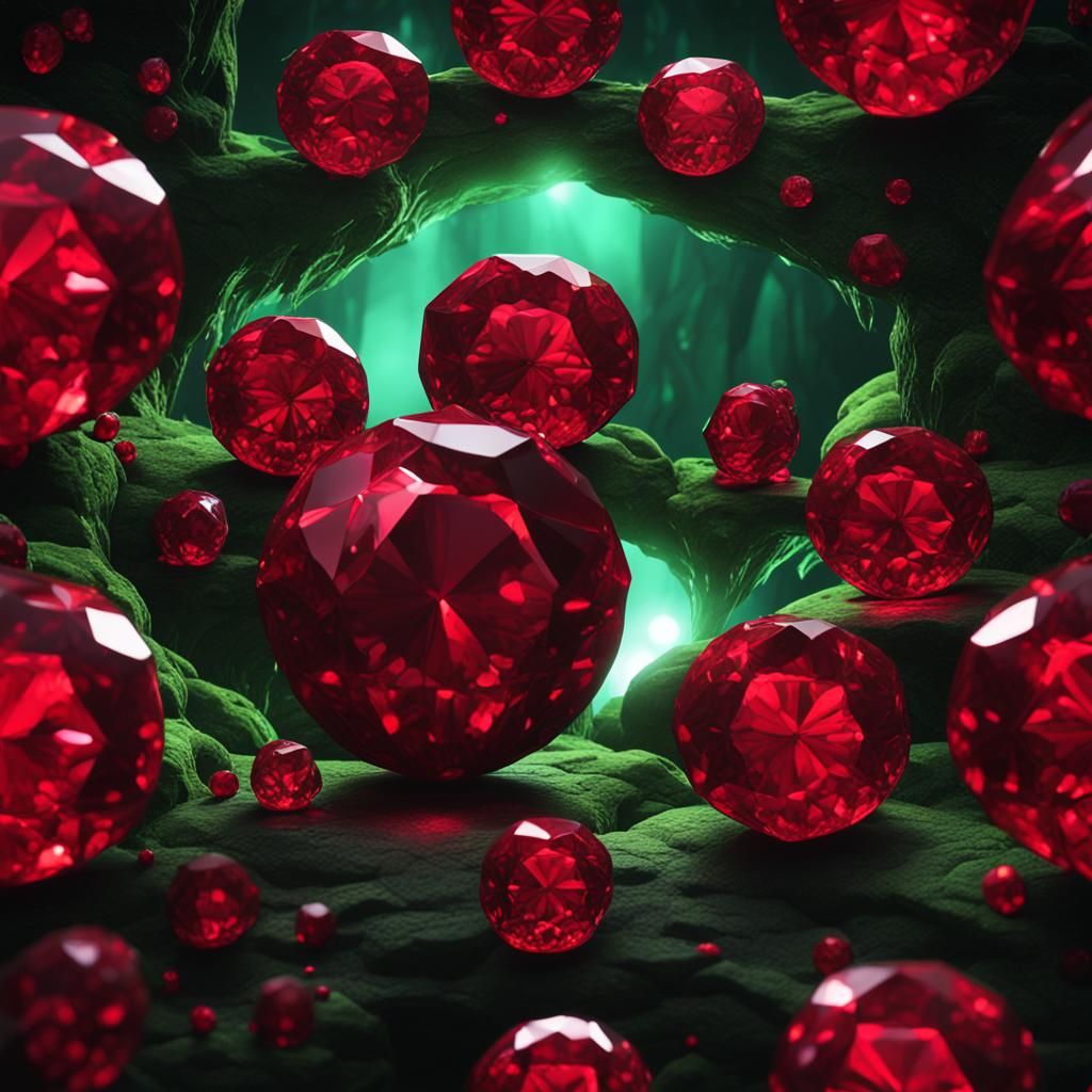 Rainforest ruby - AI Generated Artwork - NightCafe Creator