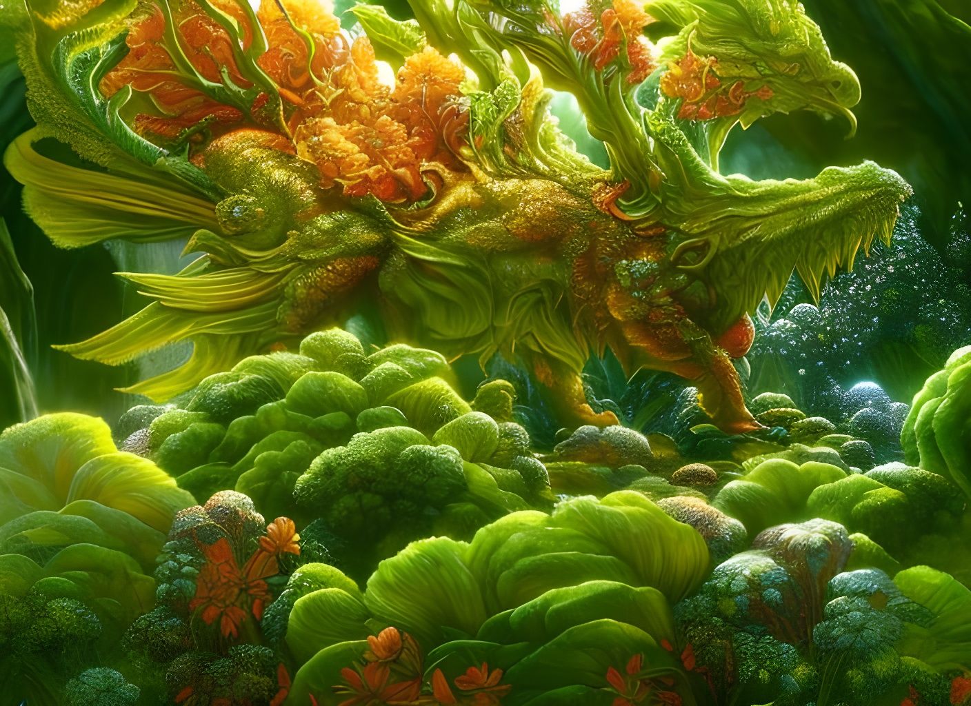 Fauna and Flora of Luxuriana - AI Generated Artwork - NightCafe Creator