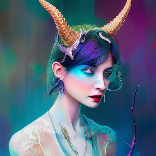 Retro: Demon - AI Generated Artwork - NightCafe Creator