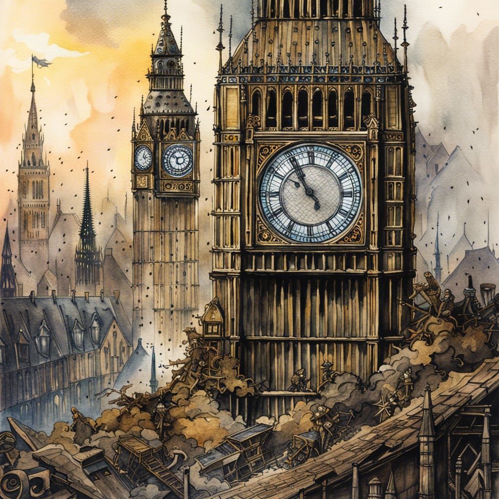 Big Ben - AI Generated Artwork - NightCafe Creator