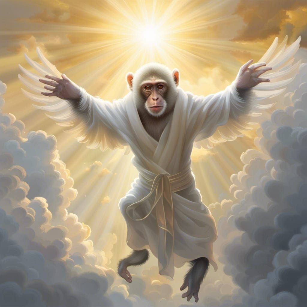 Monkey is Life - AI Generated Artwork - NightCafe Creator