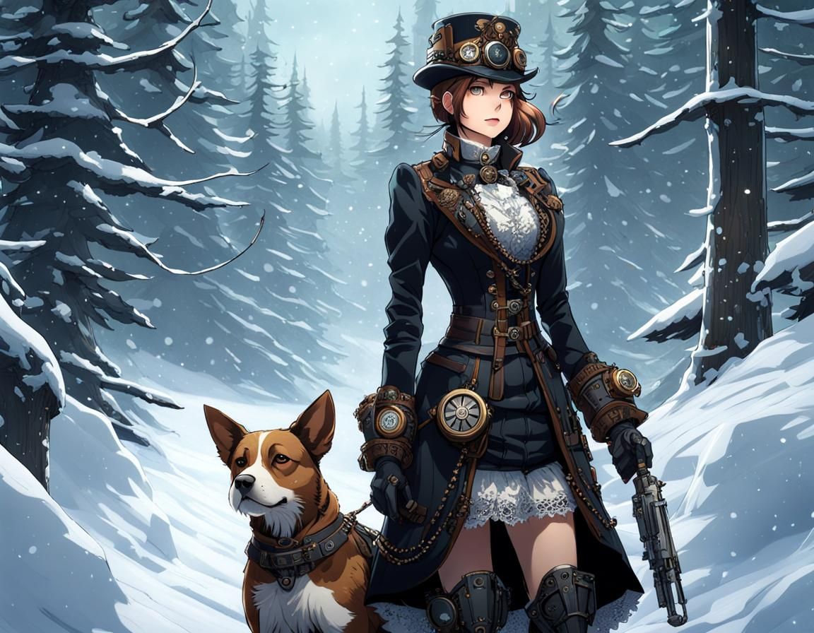 Hunting in the Forest - AI Generated Artwork - NightCafe Creator