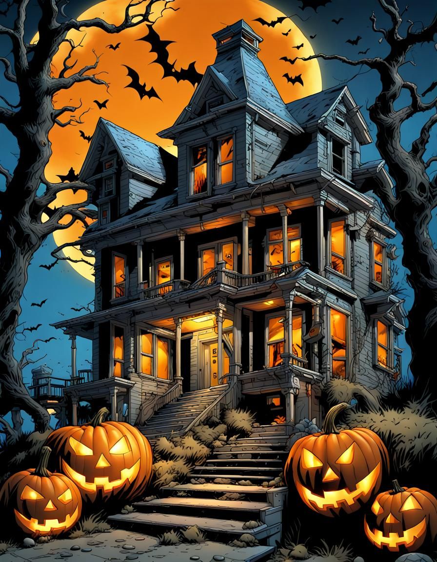 BE WELCOME TO HALLOWEEN PARTY ! - AI Generated Artwork - NightCafe Creator