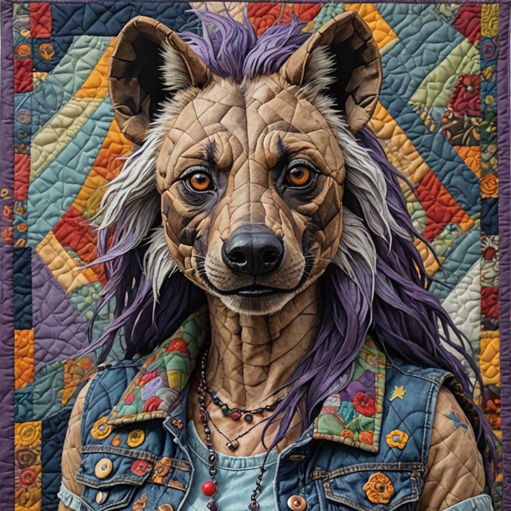 Quilted Scuzzy - AI Generated Artwork - NightCafe Creator