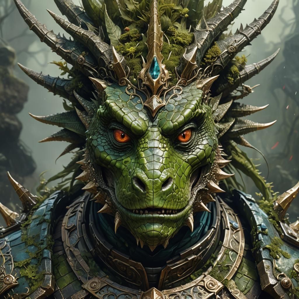 Jungle lizardman - AI Generated Artwork - NightCafe Creator