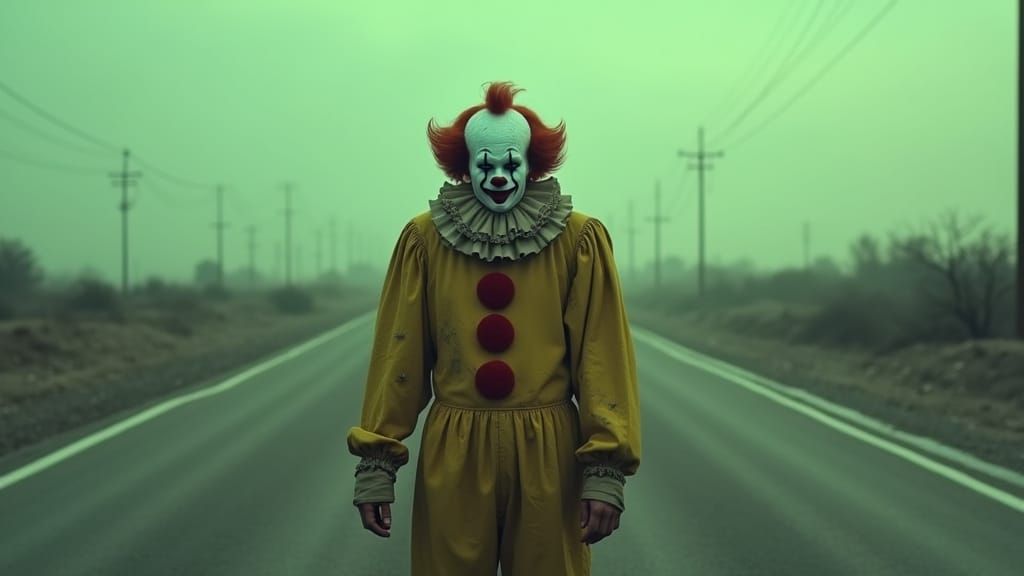 The new color - Post-Apocalyptic Clown in Ruin