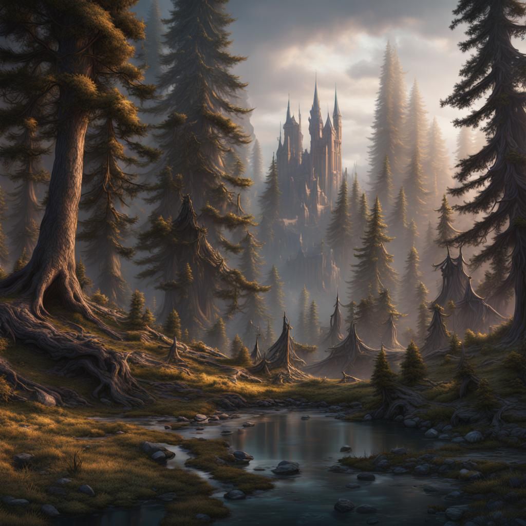 Forest World - AI Generated Artwork - NightCafe Creator