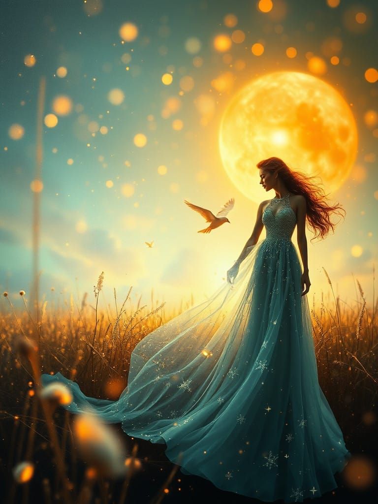 Surrealism and the Magical Realism Woman landskape