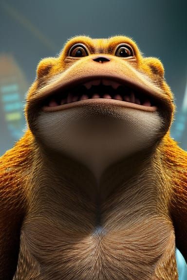 "KITTEN TOAD KONG" by John Severin and by Basil Wolverton - AI ...