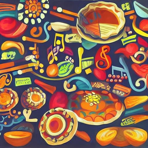 Musical Pies - AI Generated Artwork - NightCafe Creator
