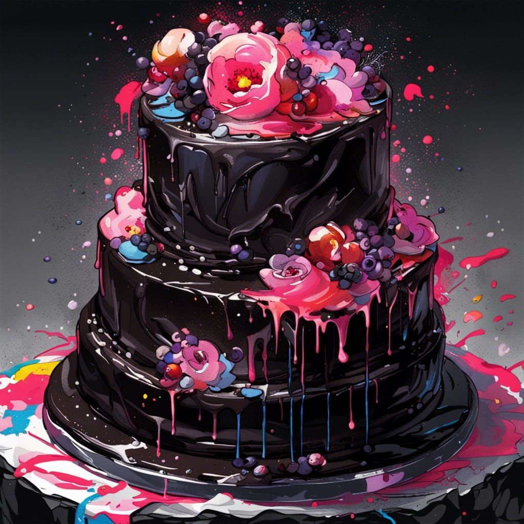 wedding cake - AI Generated Artwork - NightCafe Creator
