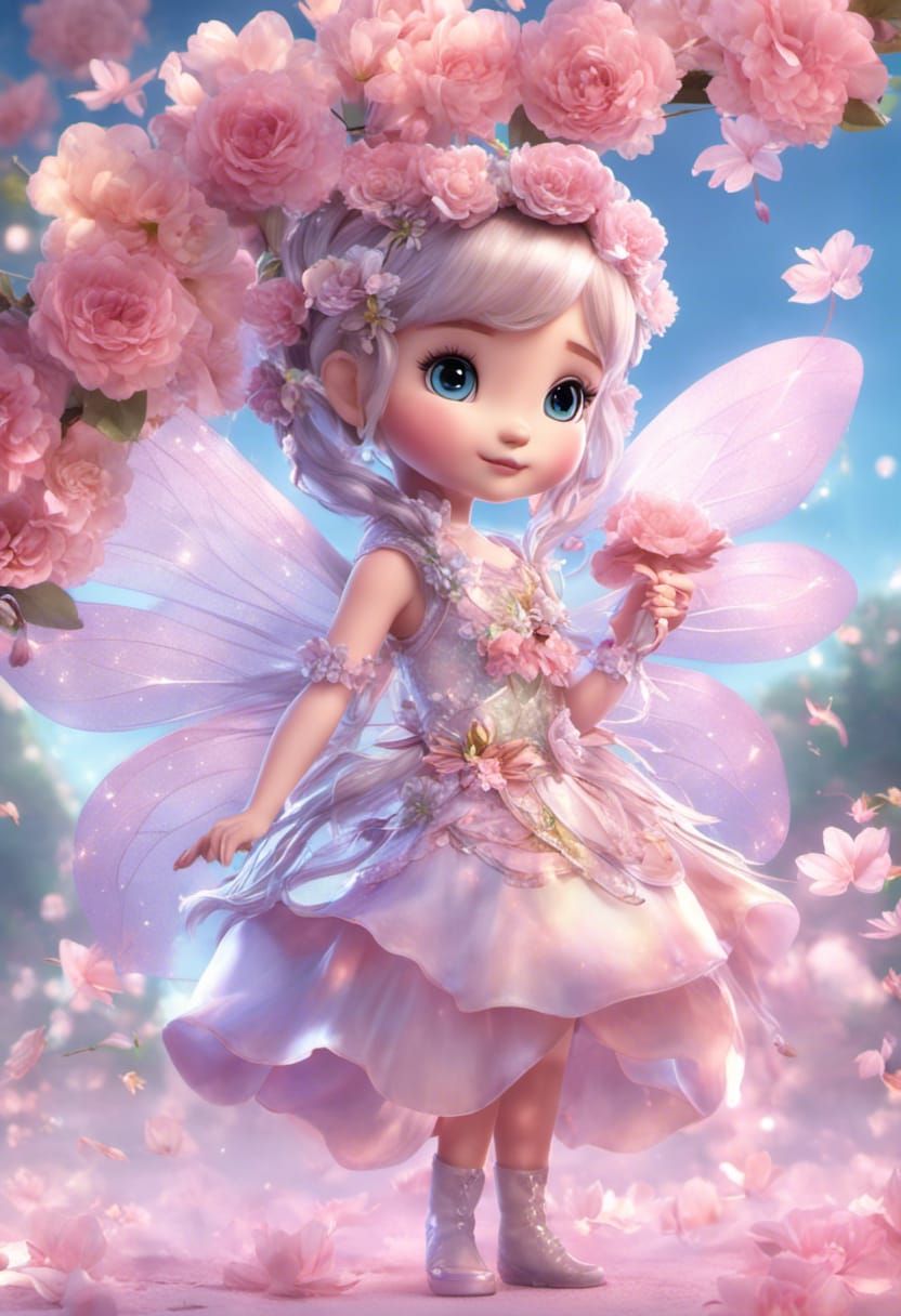 Pretty fairy princess - AI Generated Artwork - NightCafe Creator