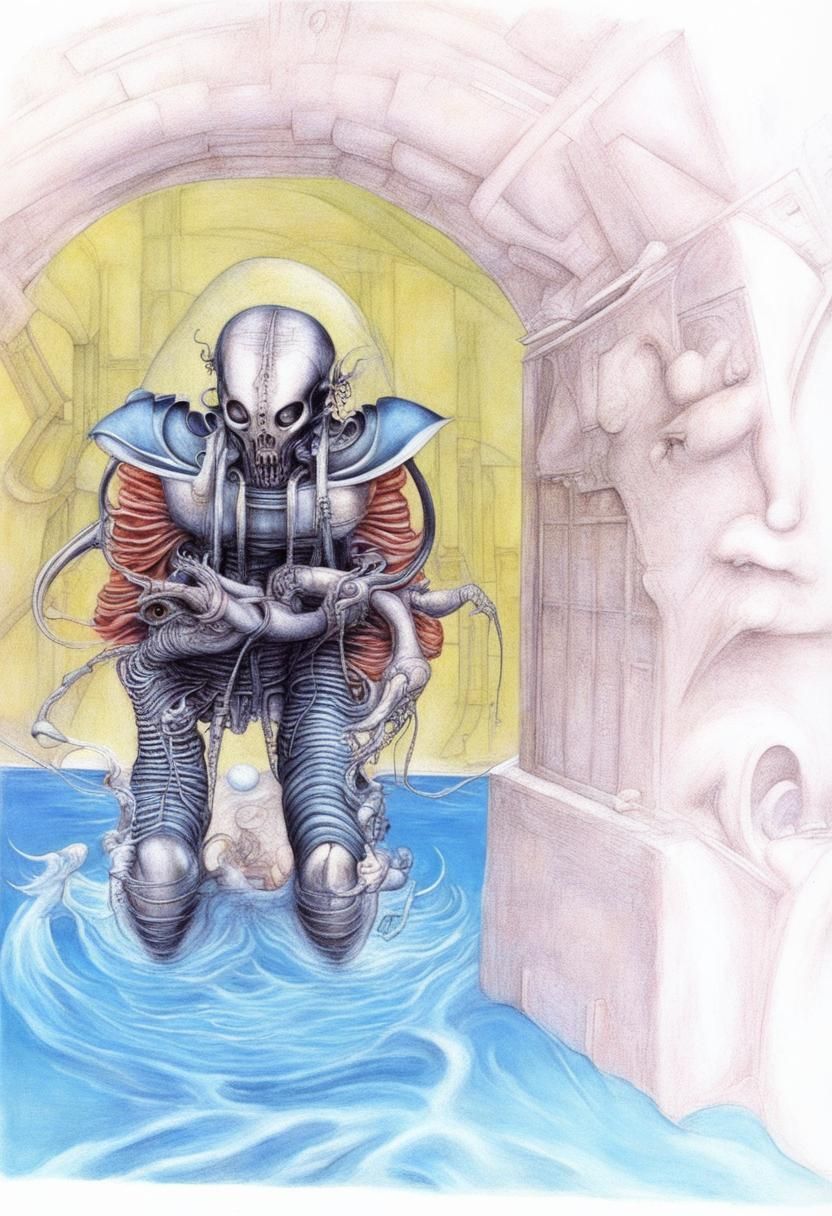 hyperdetailed H.R. Giger gothic art - AI Generated Artwork - NightCafe Creator