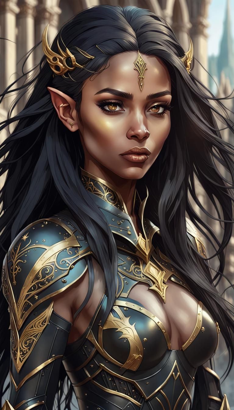 Dark Elf. - AI Generated Artwork - NightCafe Creator