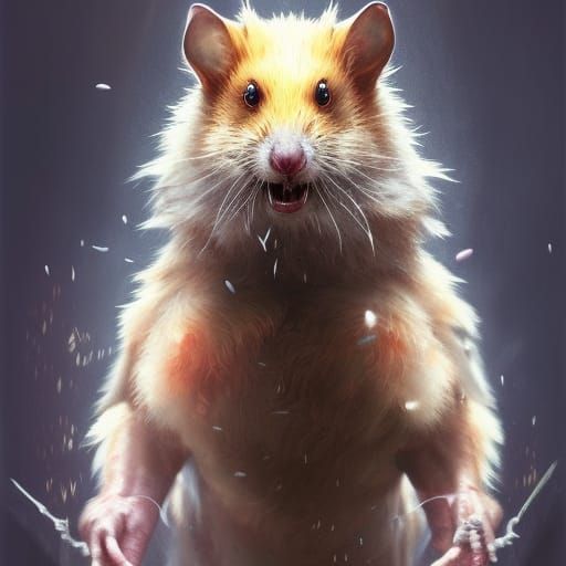 Super hamster - AI Generated Artwork - NightCafe Creator