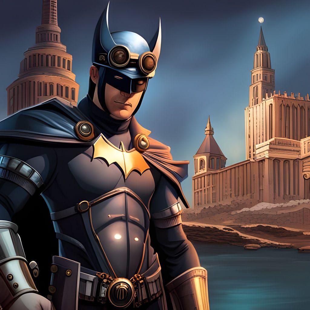 Steampunk Batman - AI Generated Artwork - NightCafe Creator