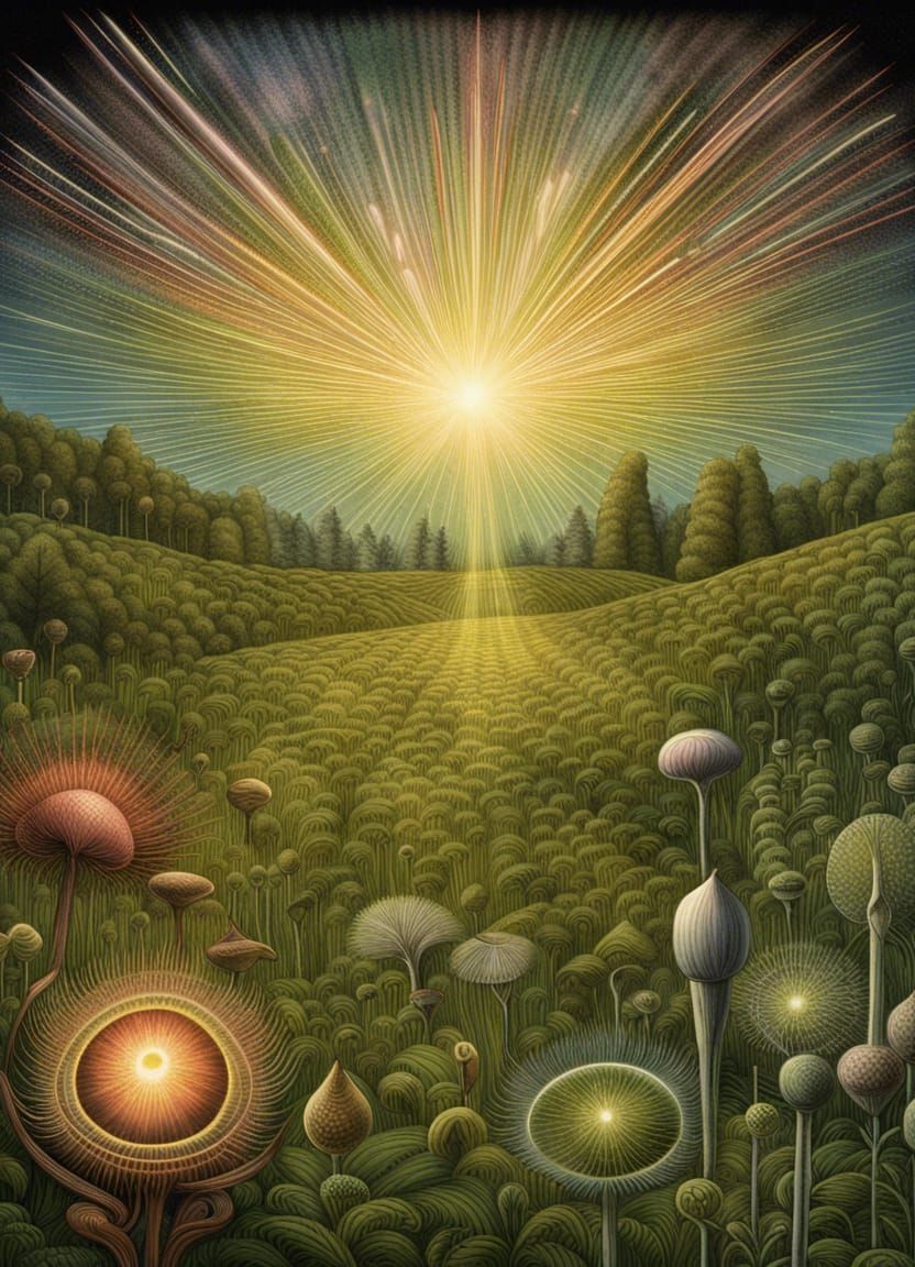 Alien Meadow : r/nightcafe