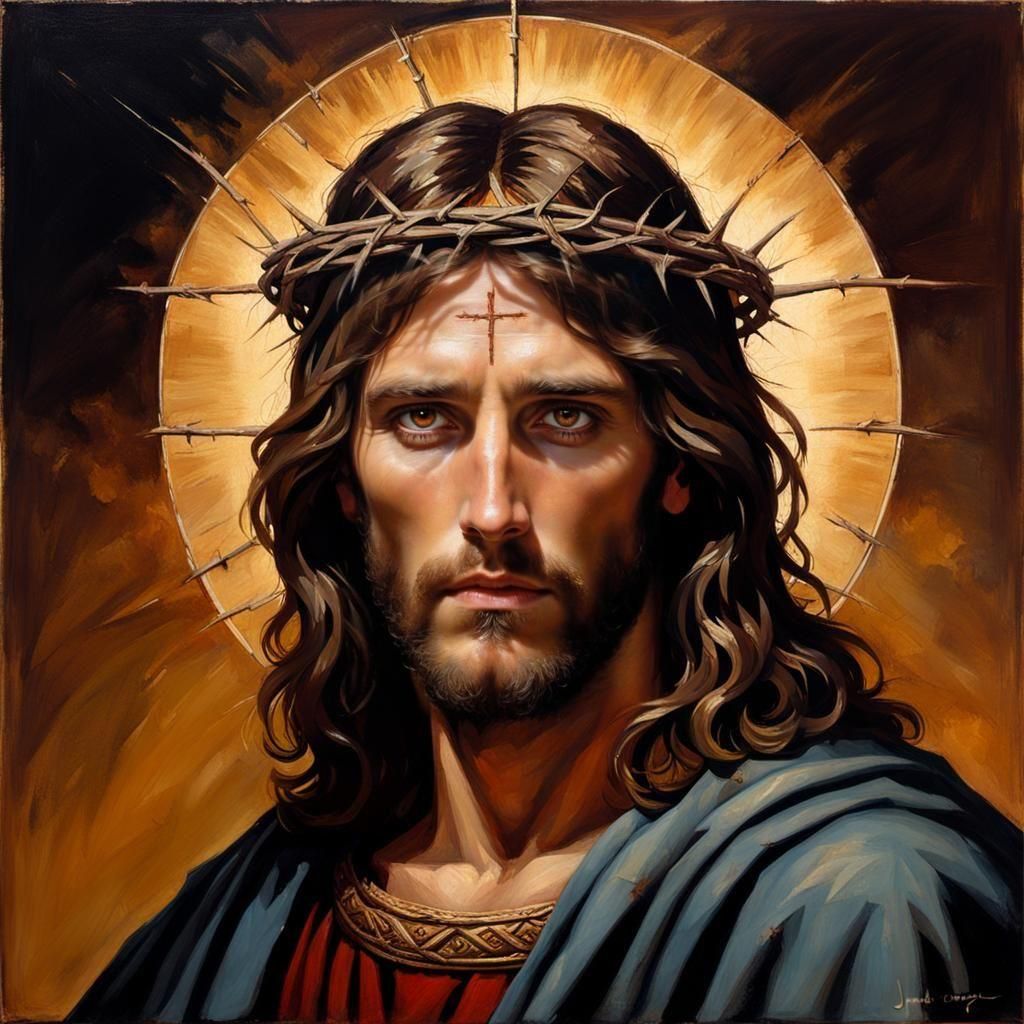 Jesus Christ - Yeshua - AI Generated Artwork - NightCafe Creator